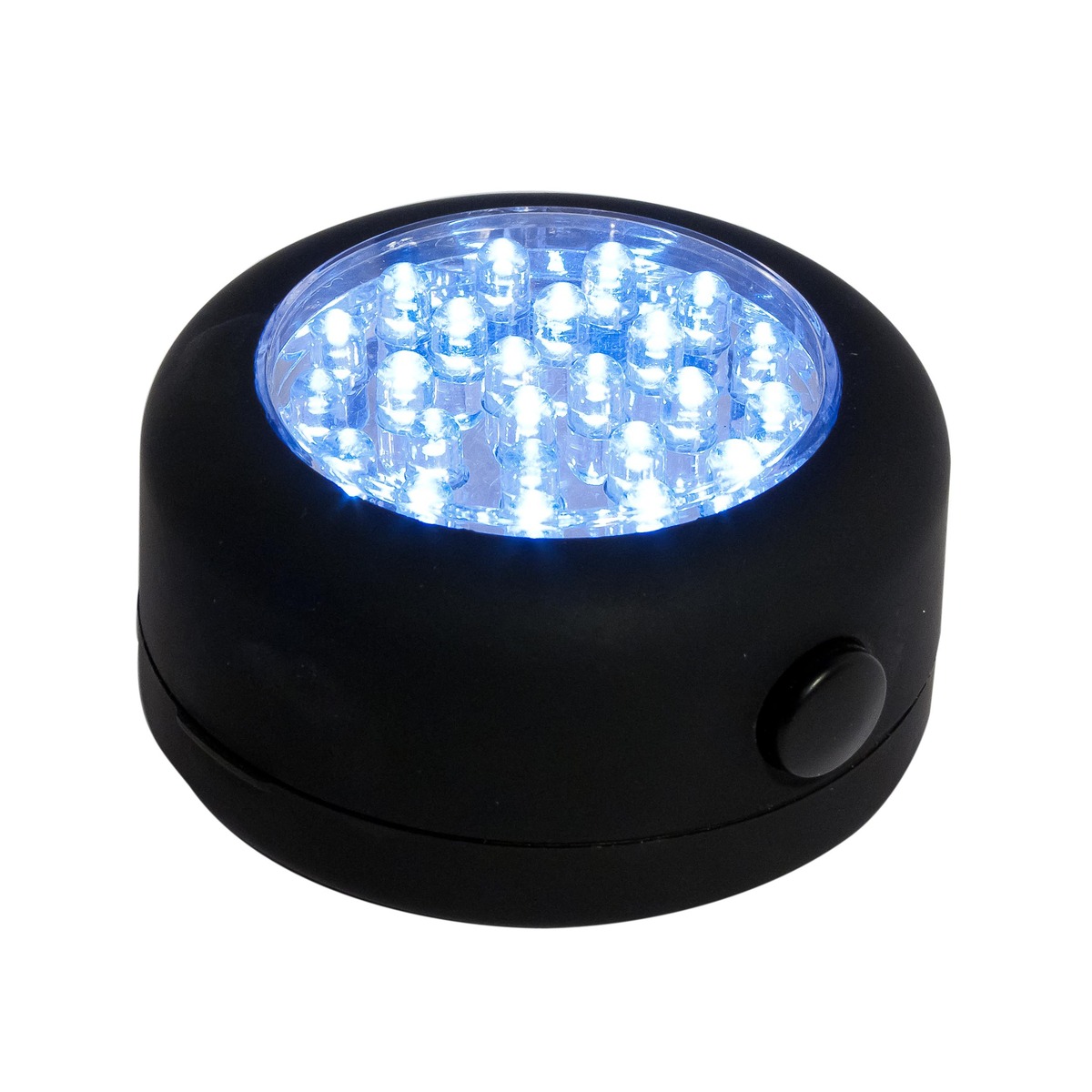 Lampe LED ronde magnétique - classe A+ Noir - 60lm - Chacon | Bricoman