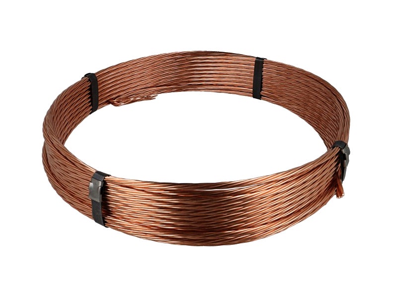 Cable de cuivre nu 25mm², couronne de 25 mètres | Leroy Merlin