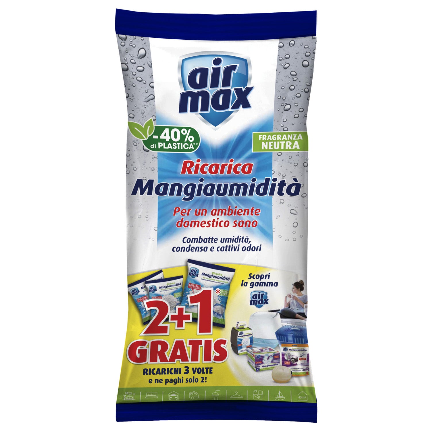 Recharge Airmax 450g pour Absorption d'Humidité | Leroy Merlin