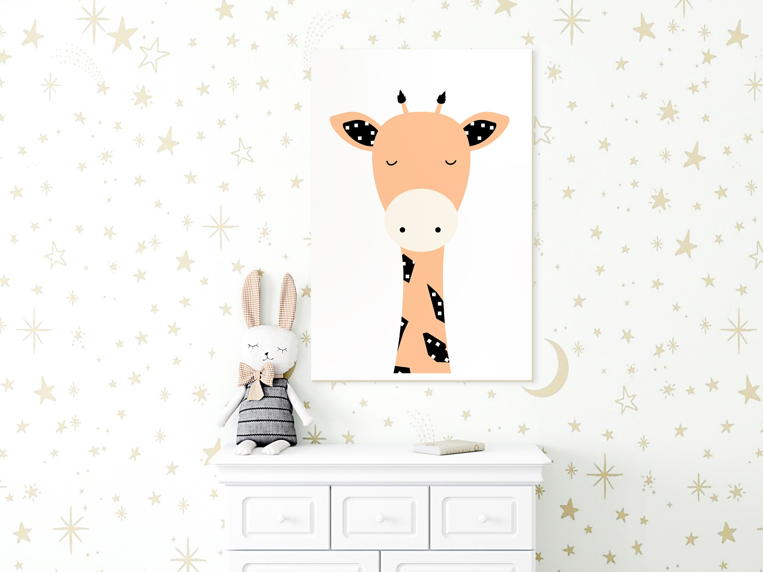 Tableau - Funny Giraffe (1 Part) Vertical [40x60] | Leroy Merlin
