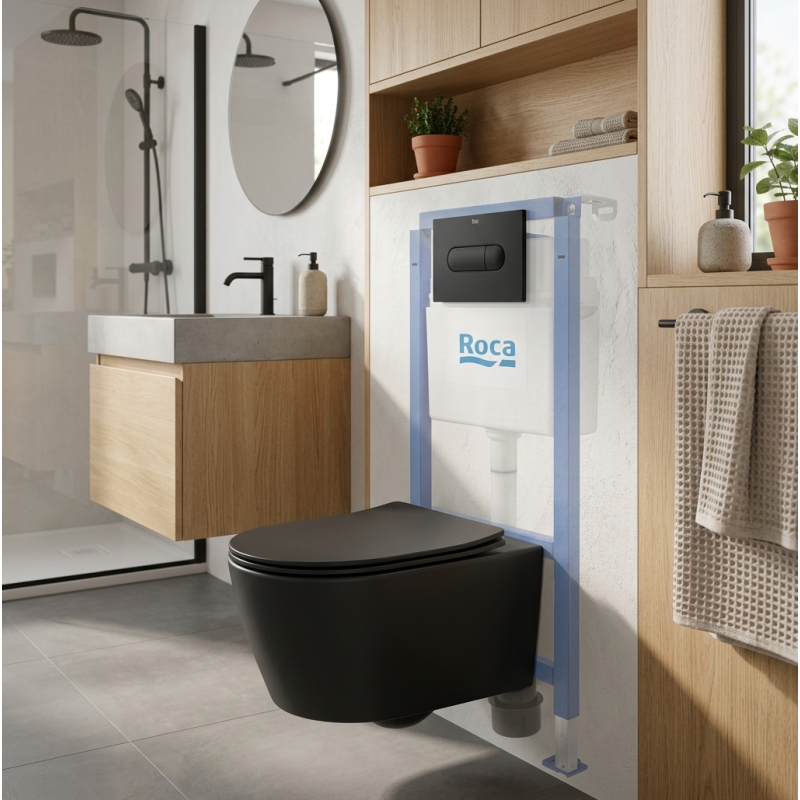 Pack WC bâti-support + WC suspendu sans bride Swiss Aqua Technologies ...