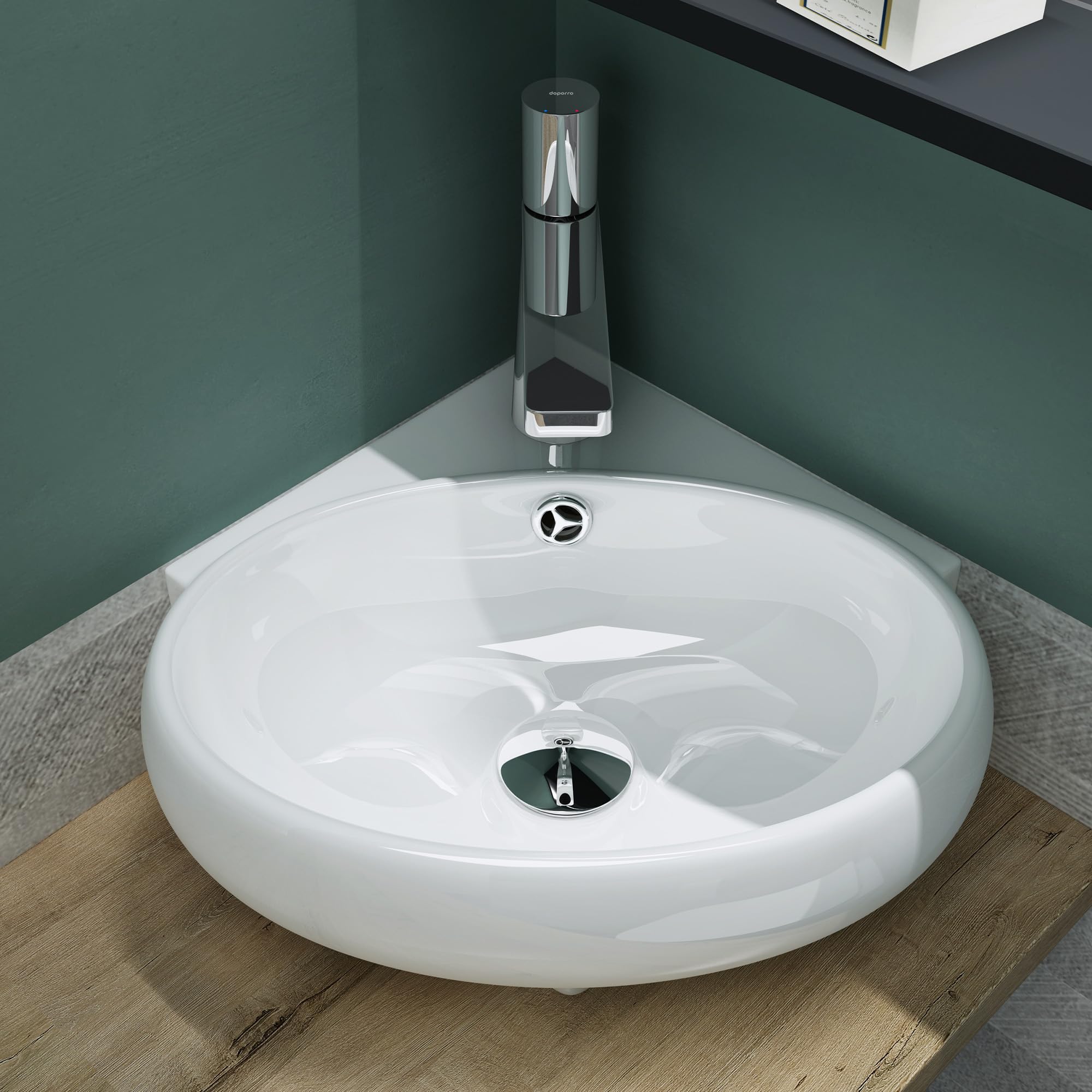 Mai & Mai Lavabo Suspendu Petite Vasque 39,5x38,5x14,5cm Lavabo en ...