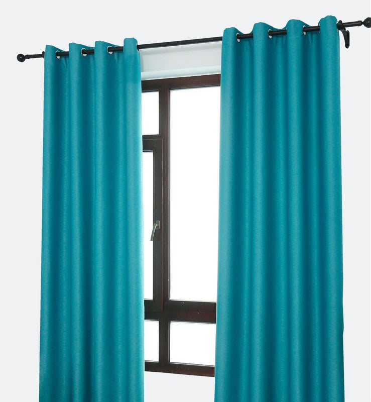 Cortina Opaca de Tela de Alta Precisión con Estampado Irregular Azul ...