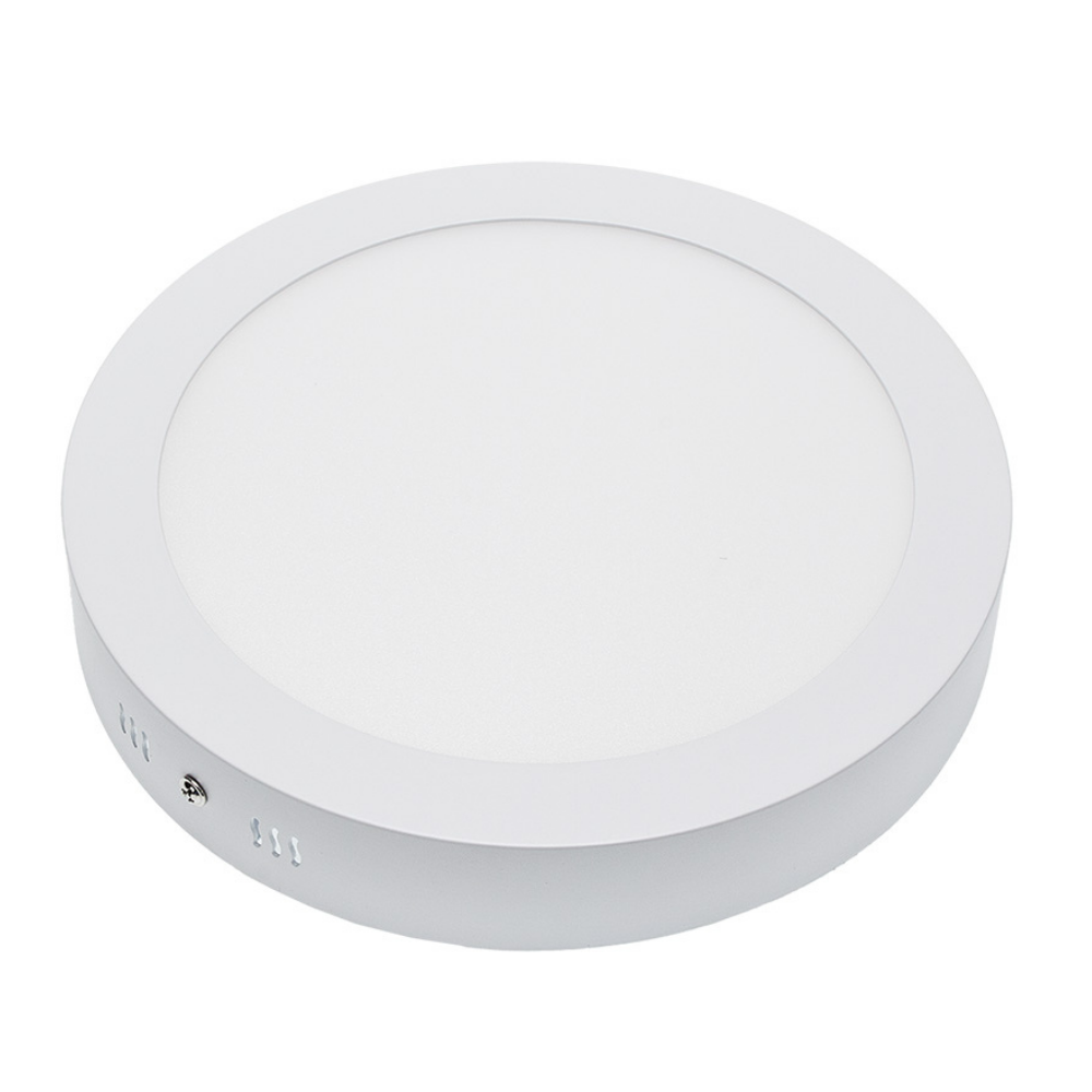 24W placa redonda del piso LED ∅300mm - Día Blanco 6000K | Leroy Merlin