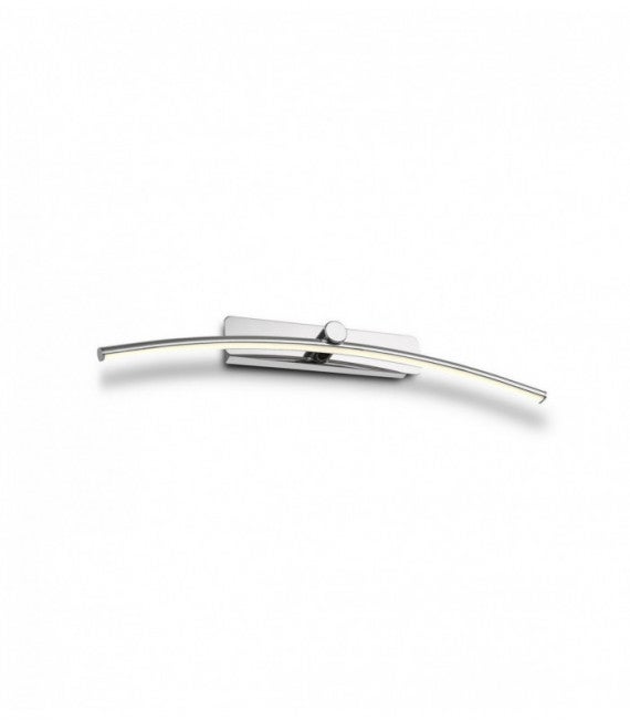 Applique à tableau Fusion Chrome poli 1 ampoule 10cm | Leroy Merlin