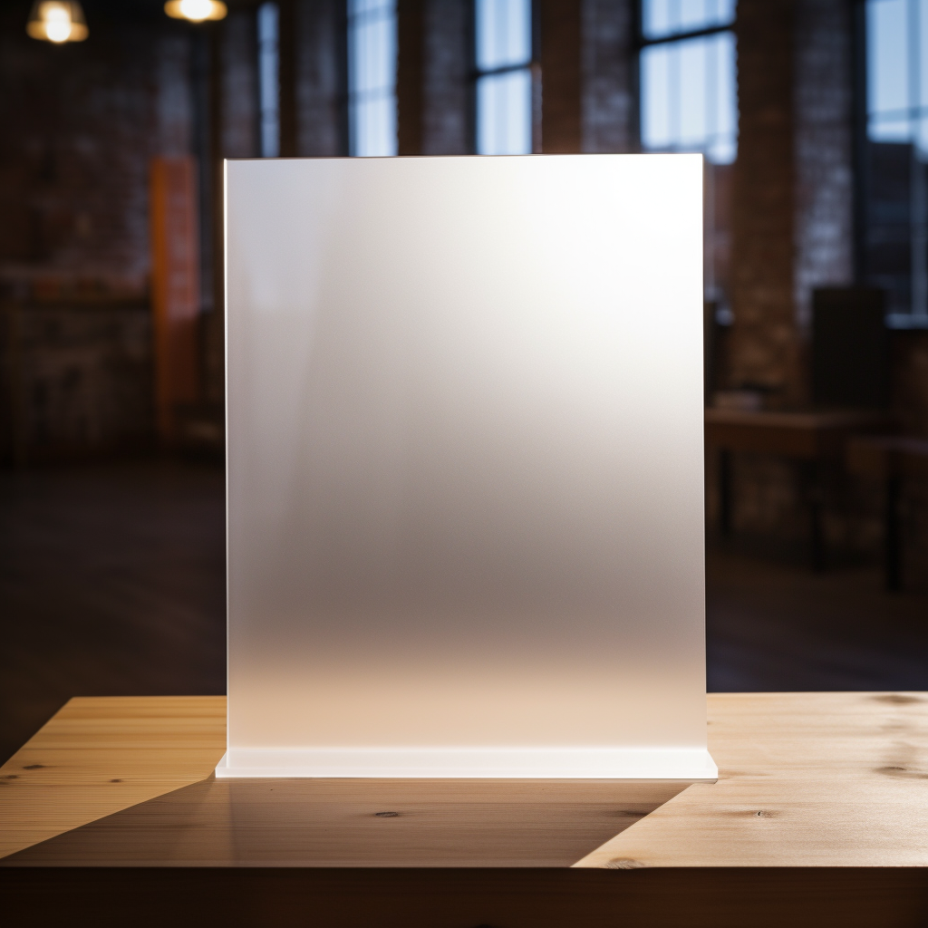 Verre synthetique : DIFFUSANT BLANC MAT 2 FACES TRANSLUCIDE PMMA ...