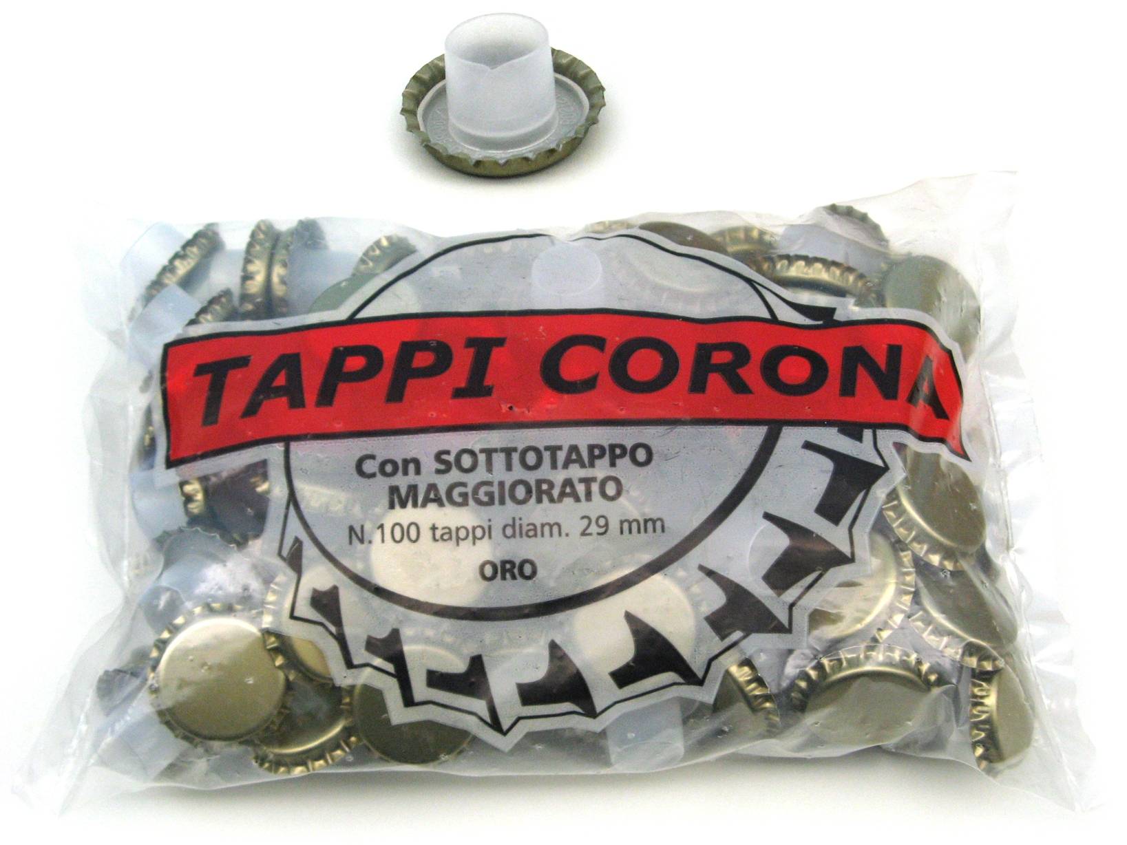 Paquet de 100 Crown Caps avec Bidules | Leroy Merlin