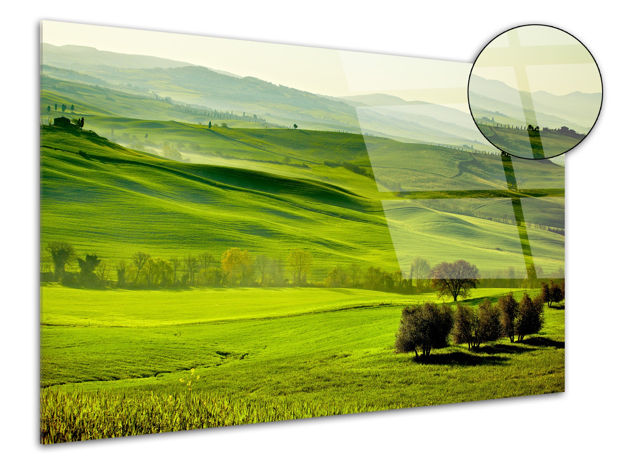 Tableau plexiglas deco PAYSAGE DE CAMPAGNE | Leroy Merlin