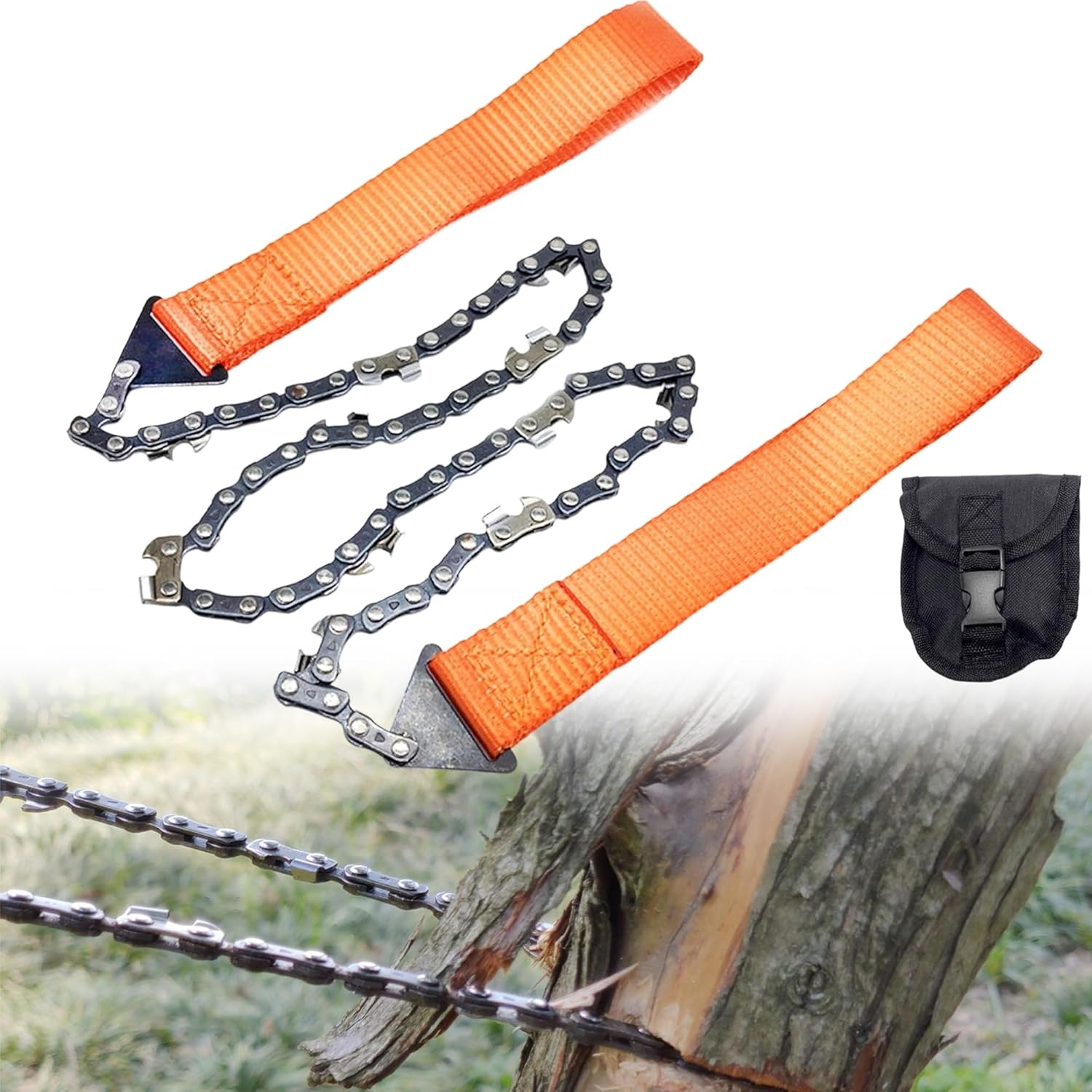 Scie à Câble Portable de Survie - Lame Bidirectionnelle en Acier avec ...