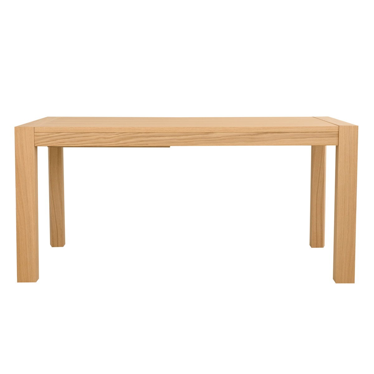 Table à manger rectangulaire à rallonge en placage de chêne et bois ...