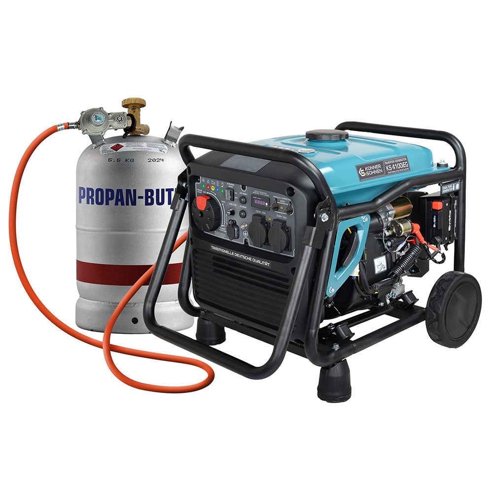 Groupe électrogène à essence-gaz de type inverter KS 4100iEG Puissance ...