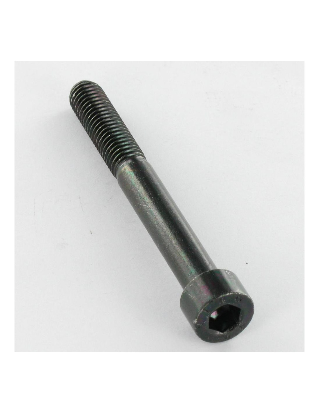 Vis métaux CHC BTR M6X50 Filetée sur 24 Classe 8.8 Clé de 5 HC5 Acier zingué noir-1 piece ...