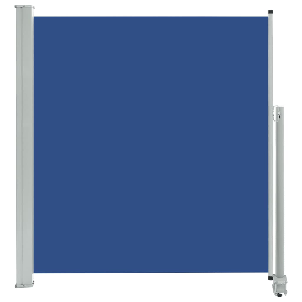 Store latéral rétractable pour terrasse bleu 140x300 cm - COMFORTXL ...