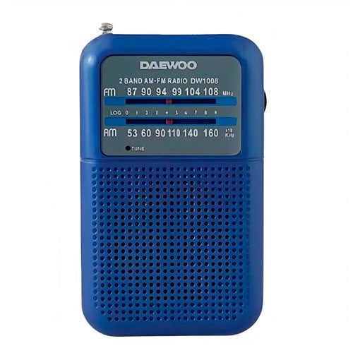 Radio portative Daewoo DW1008/bleu | Leroy Merlin
