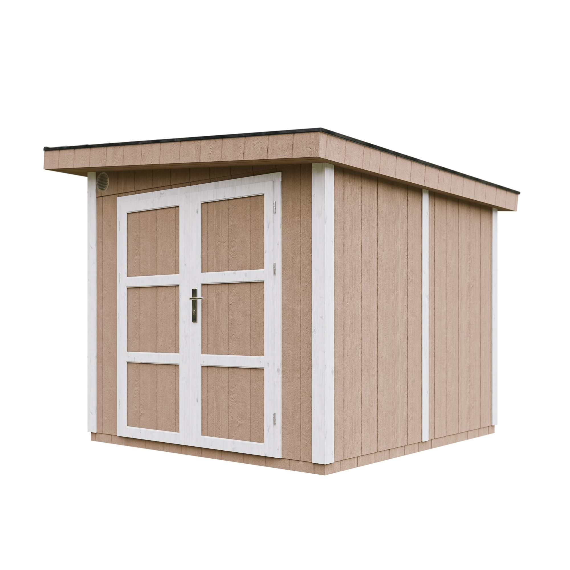 Abri de jardin à base de bois en panneaux LP SmartSide 6 m² - avec sol ...