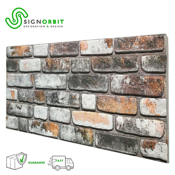 URBAN BRICK Pannello Finto Mattone In EPS Resinato Misura 100x50 Cm ...