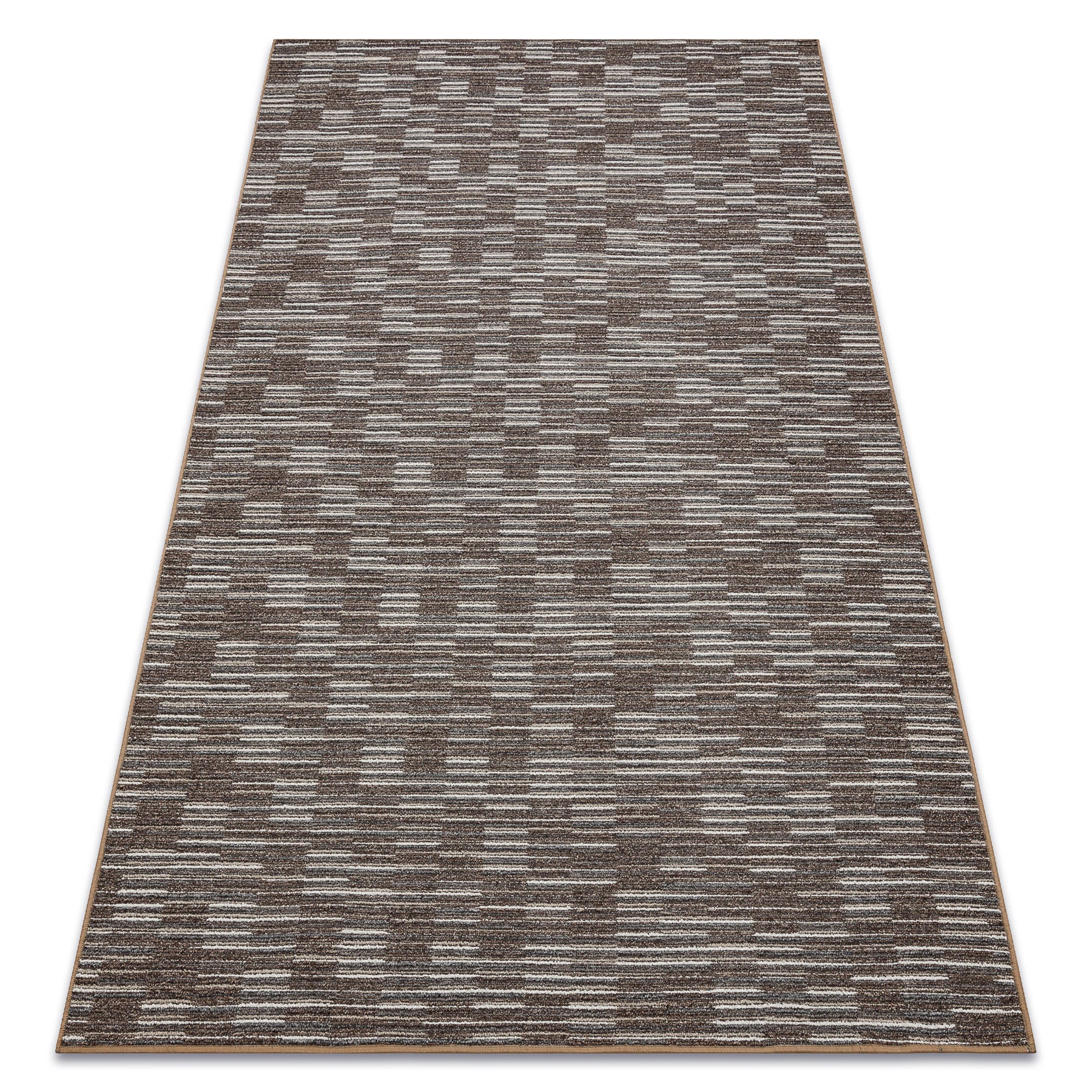 MOQUETTE LIBRA marron 962 Rayures 100x150 cm | Leroy Merlin