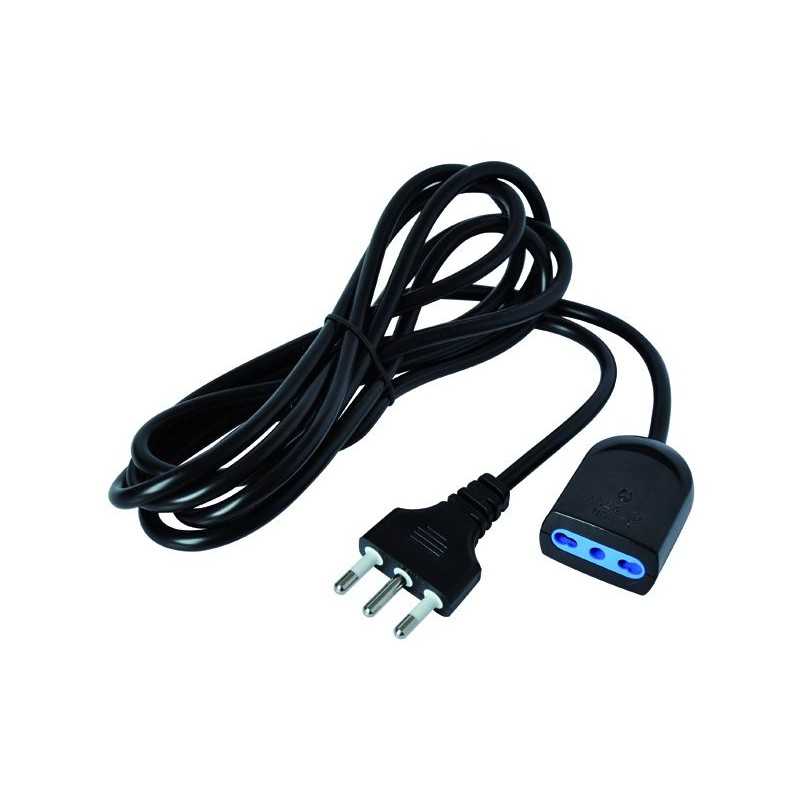 Alargadera lineal Vigor M/f 16a 3x1 Mm2 5 M Negro | Leroy Merlin