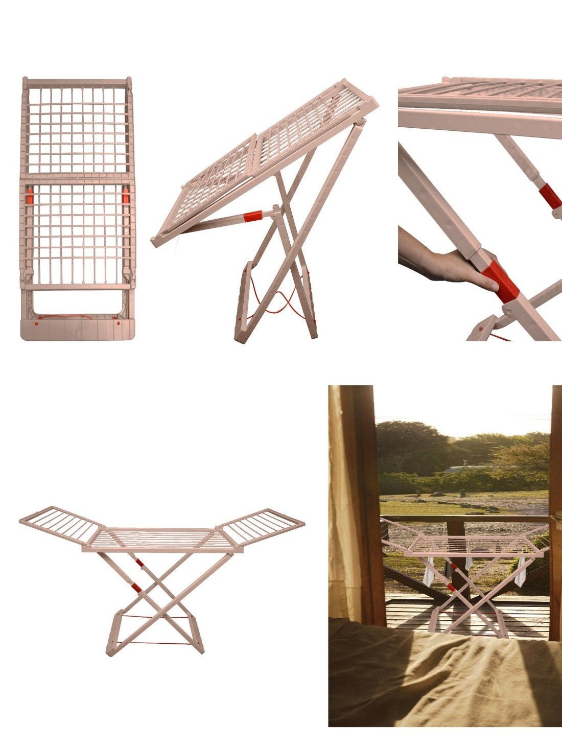 JARDIN202 - Tendedero Plegable de Resina Incluye 20 Pinzas – Tendal ...