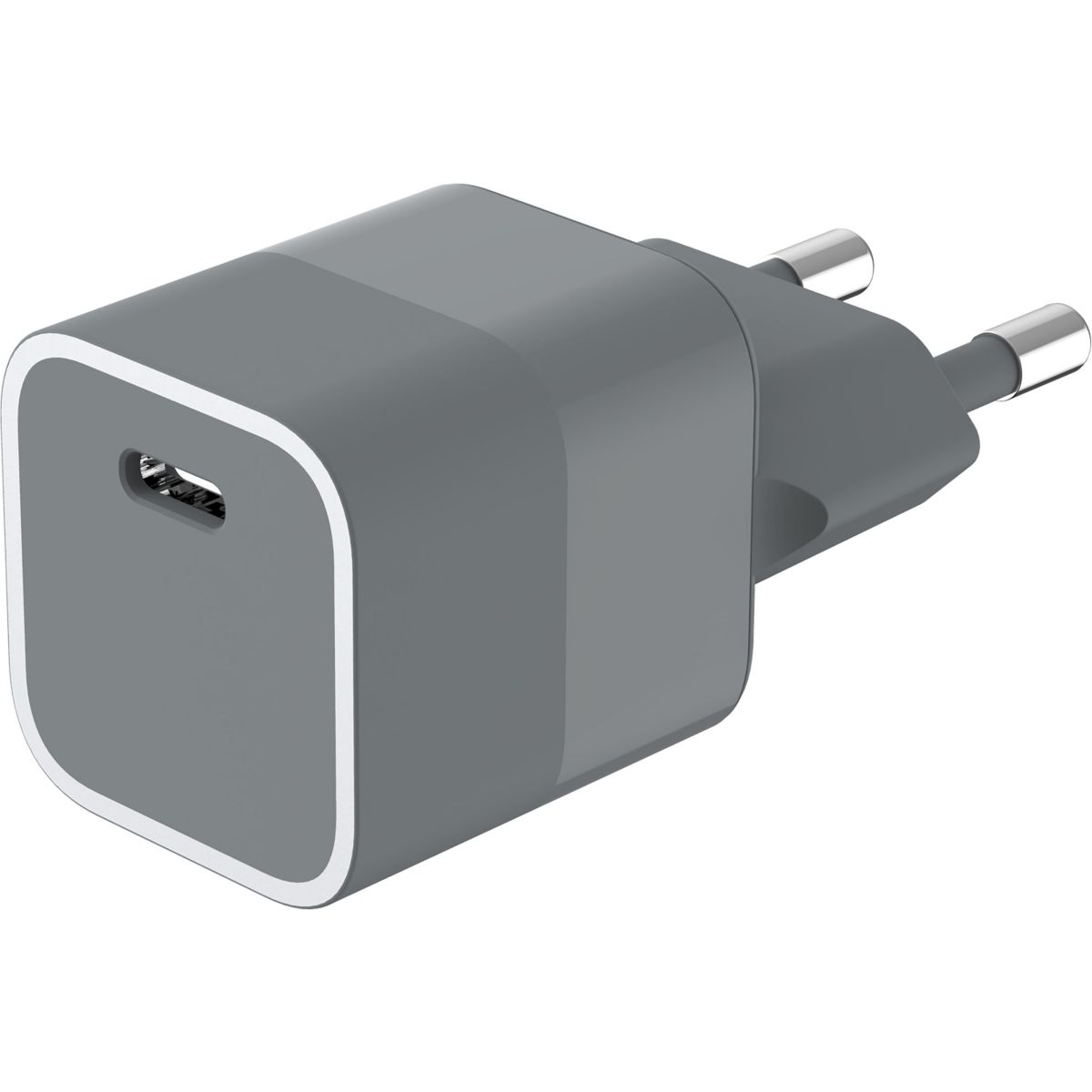 Chargeur USB C FORCE POWER 30W USB-C Made in France Gris | Leroy Merlin