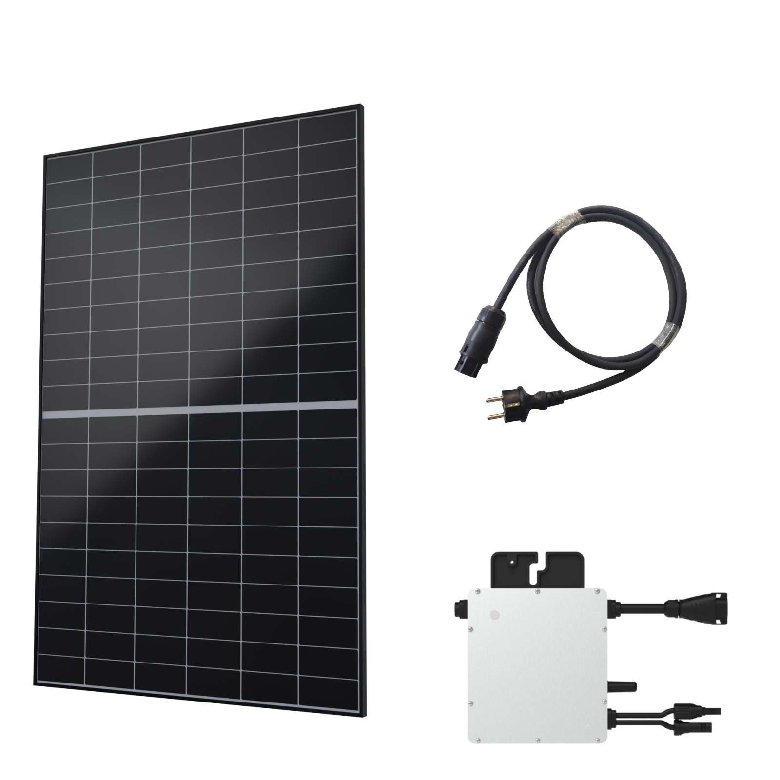 Kit solar 500 W Robinsun básico con 1 panel Canadian + Inversor + Cable ...