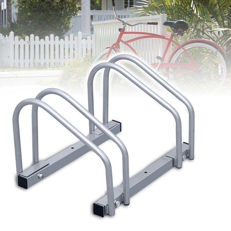Support à vélos Présentoir à vélos Support multiple roues pour 2 vélos ...