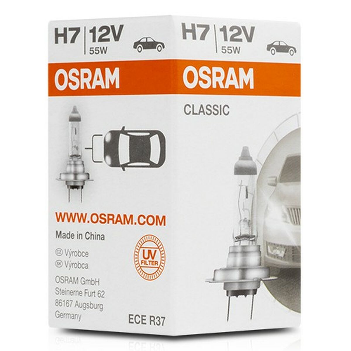 Ampoule pour voiture Osram Classic 64210CLC H7 55 W 12 V Halogène (1 ...