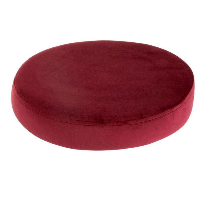 Galette de Chaise Ronde "Assise" 34cm Rouge | Leroy Merlin