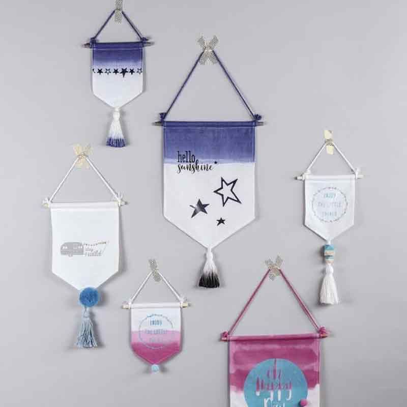 Banderín de tela para colgar 14 x 14 cm | Leroy Merlin