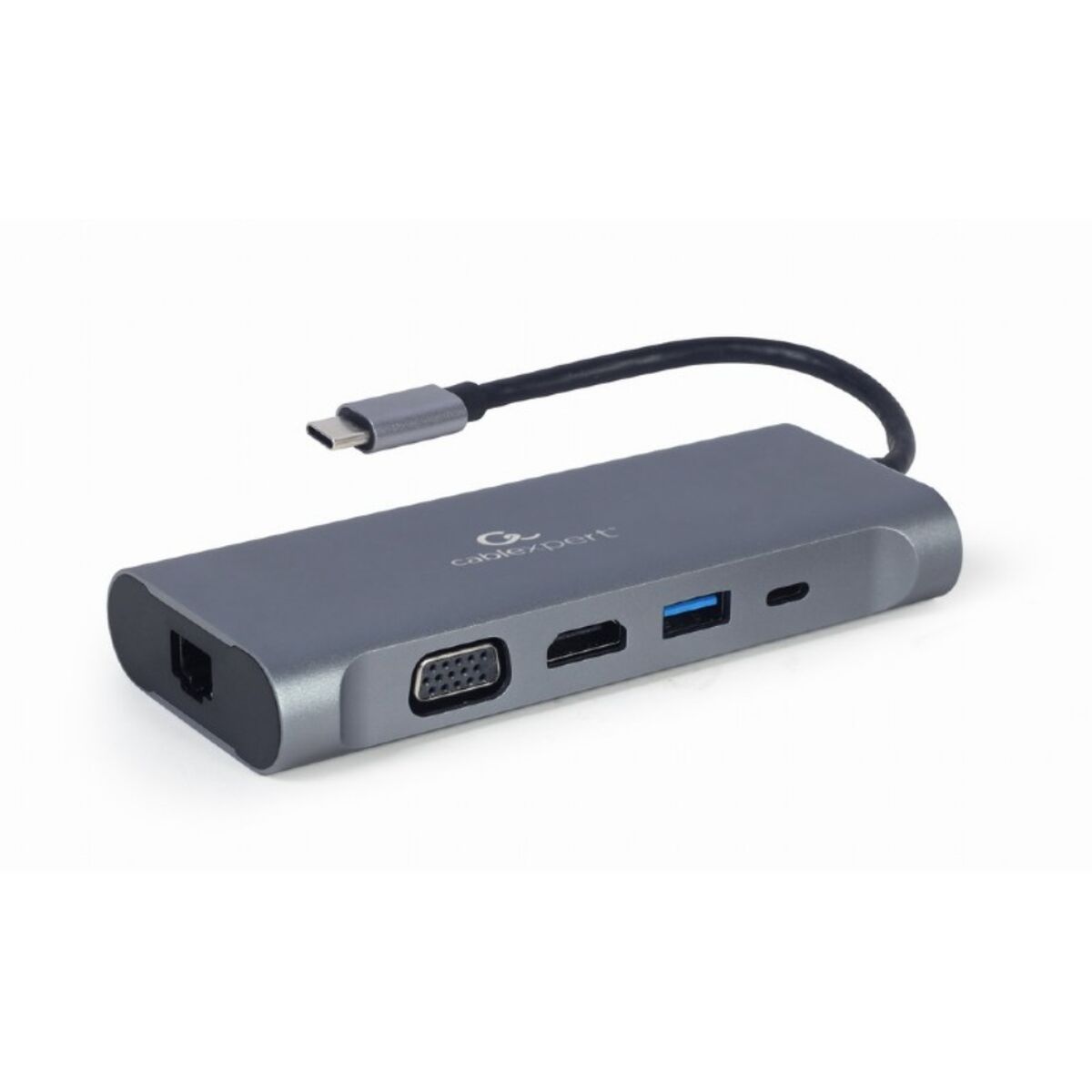 Hub USB GEMBIRD A-CM-COMBO7-01 Gris | Leroy Merlin
