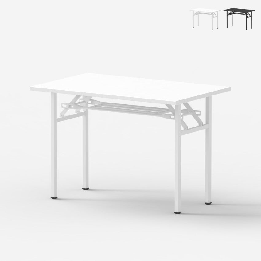 Bureau pliant peu encombrant 100x60cm 2 niveaux Foldesk Plus | Leroy Merlin