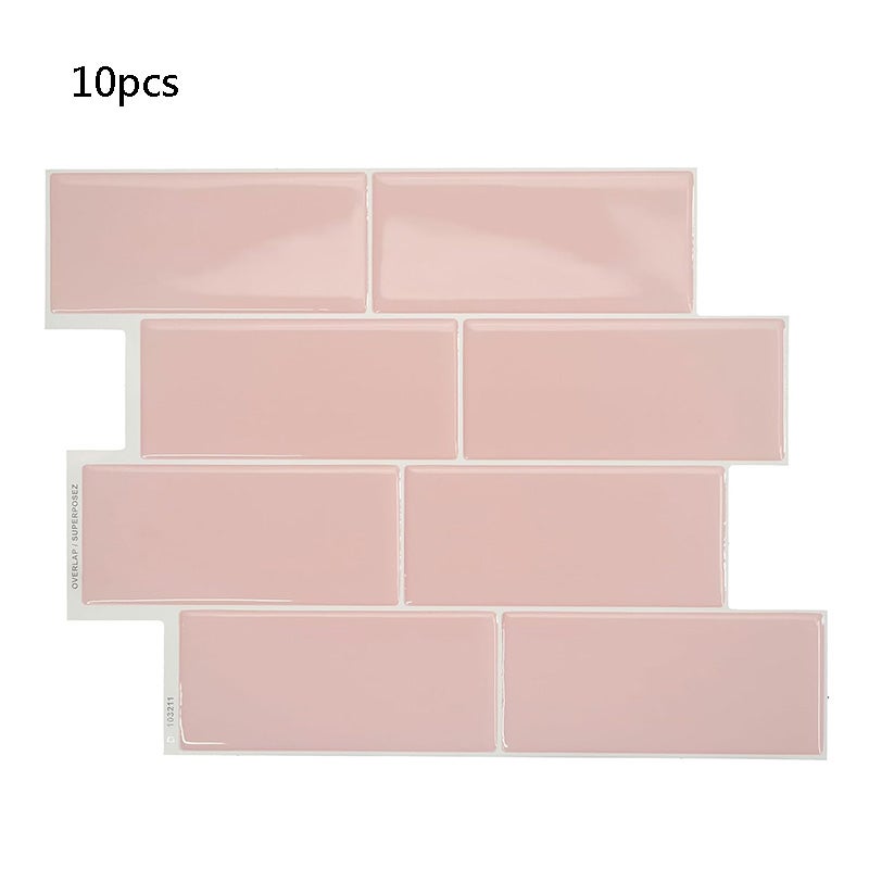 10 Adesivi Murali Auto-Applicabili per Rivestimento di Cucina e Bagno ...