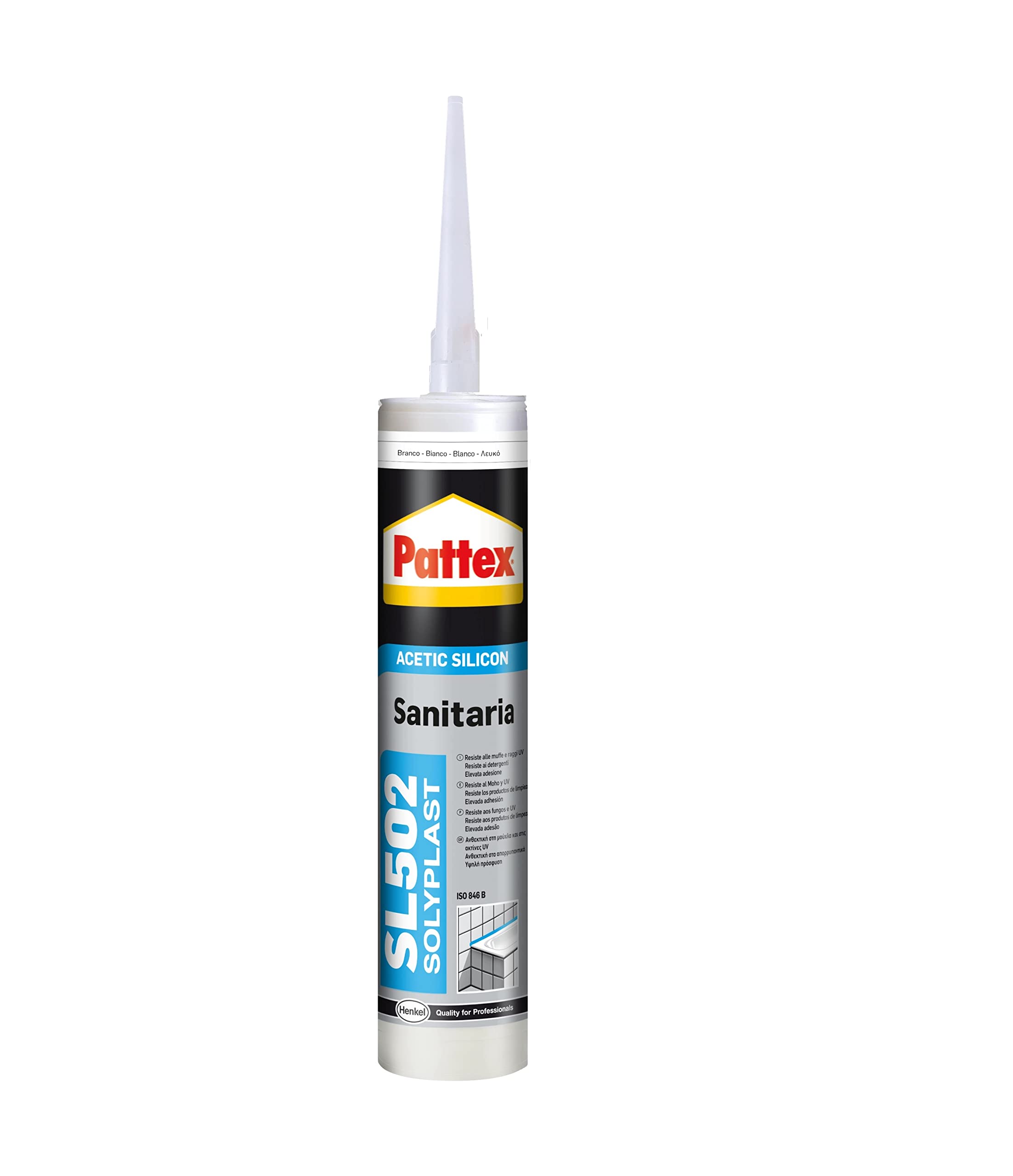 SL 502 Sanitaria Cart. 300 ml - Transparente | Leroy Merlin