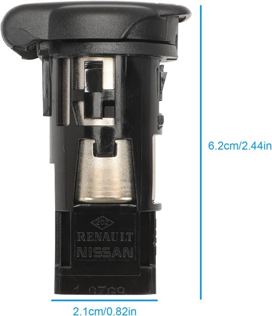 Prise allume-cigare 12V 120W compatible avec Megane, Koleos, Dacia ...