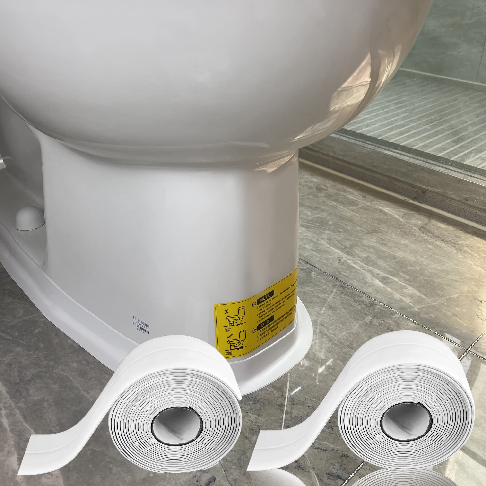 Lot de 2 bandes de calfeutrage autocollantes, étanches, anti-humidité ...