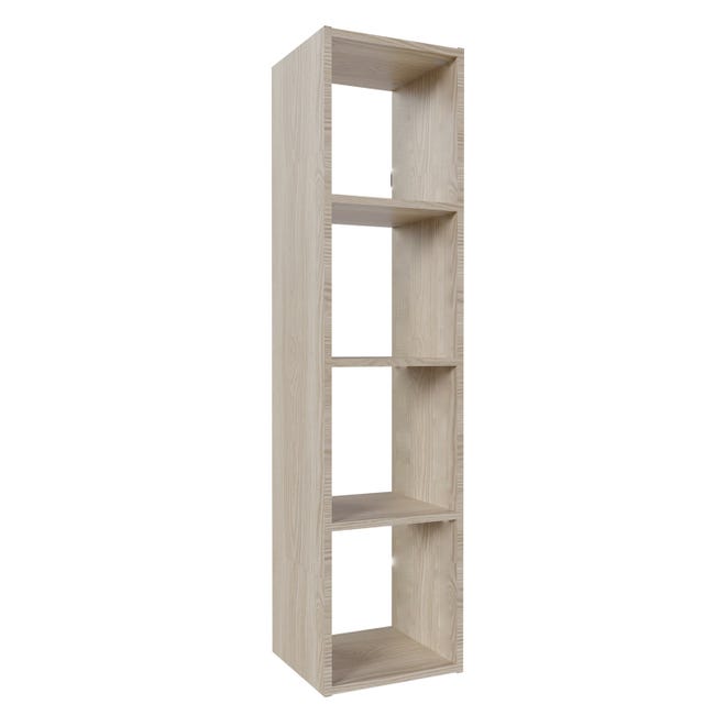 Tikideco Colonne étagère, séparateur de Piece, en Bois, Couleur Bois ... Tikideco Colonne étagère, séparateur de Piece, en Bois, Couleur Bois ...