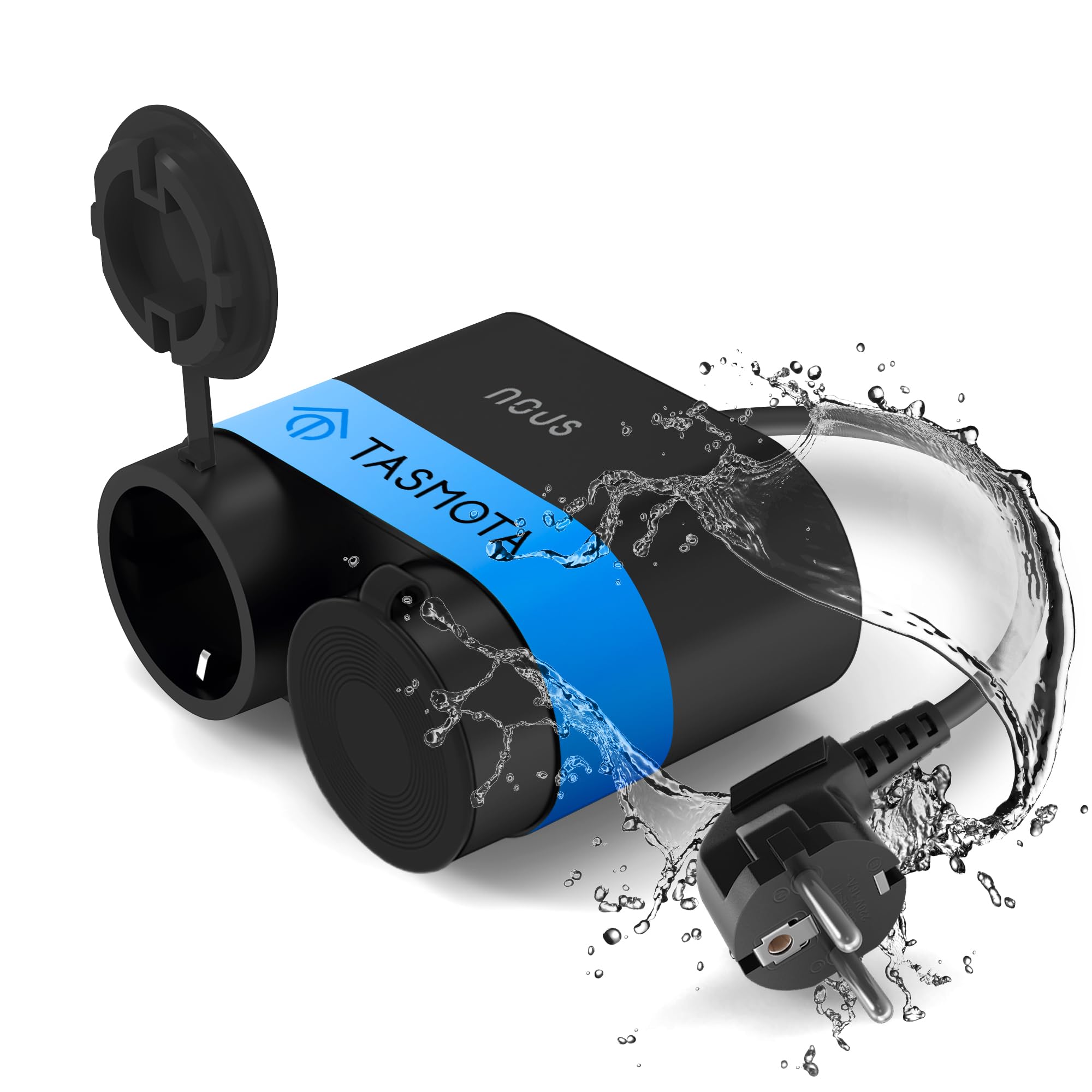Tasmota - Presa esterna intelligente NOUS A4T, IP44, impermeabile ...