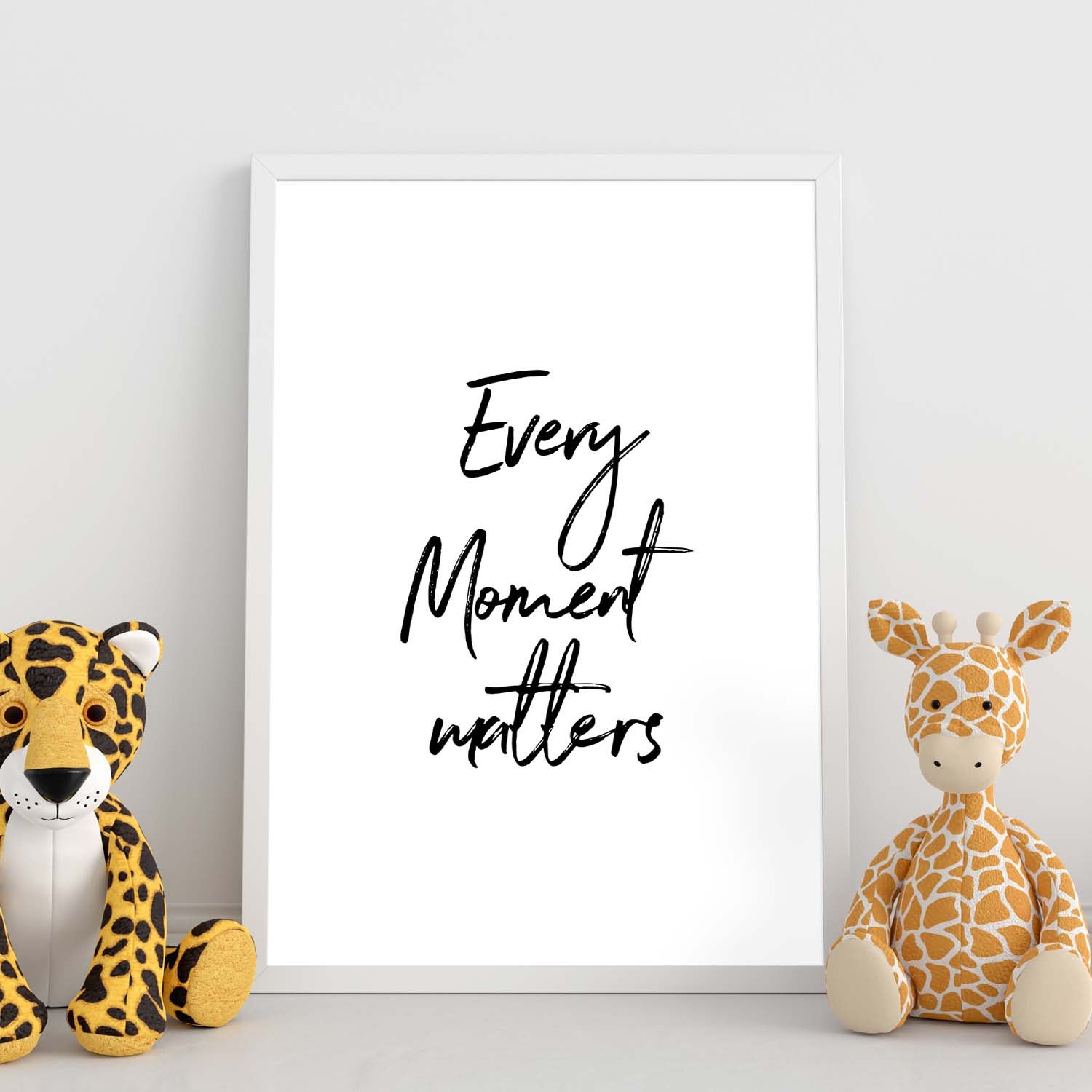 Poster Con Frase Inspiracional. Lámina De Decoración 'todo Momento ...