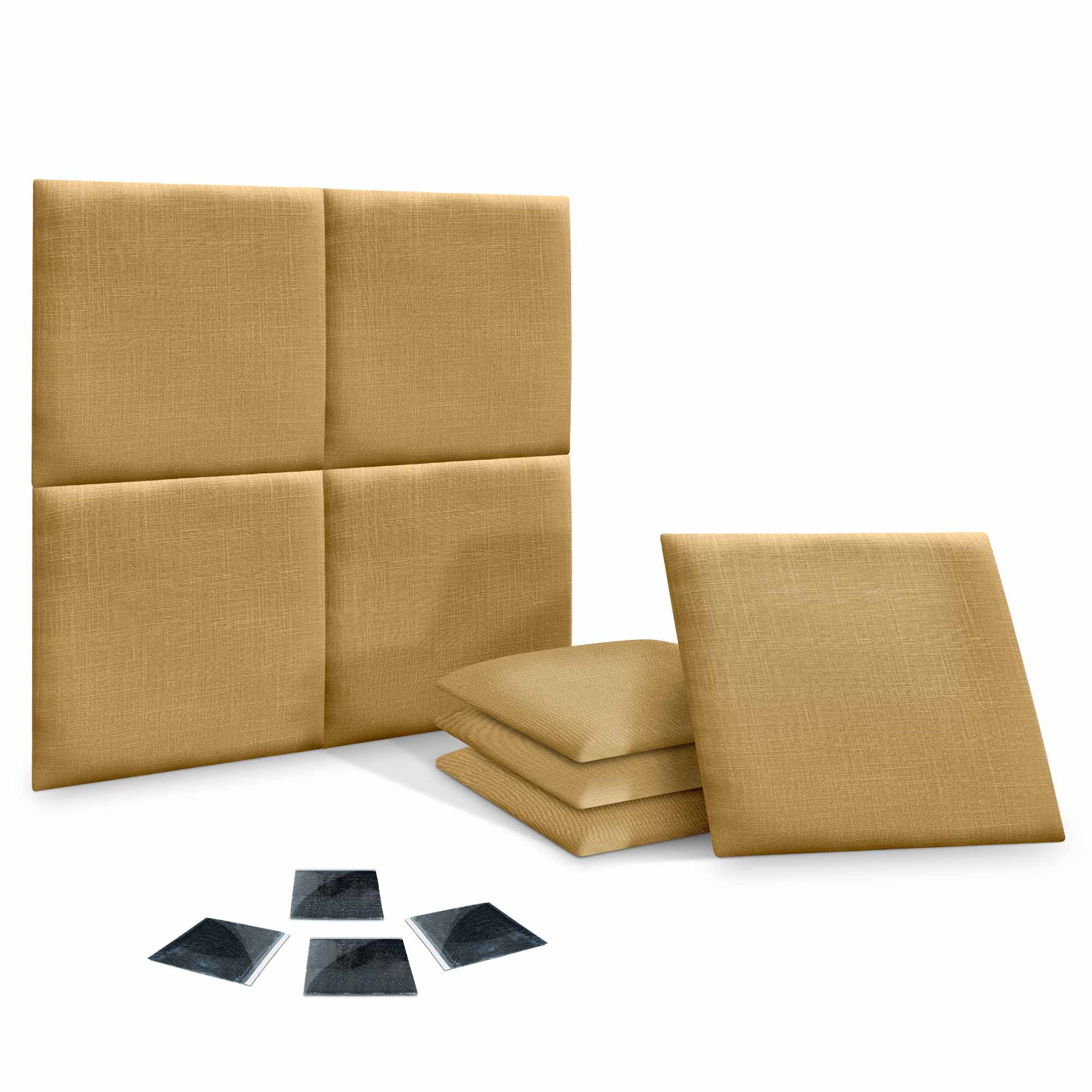 DHOME Juego de 8 Paneles Tapizados de Lino Pack Autoadhesivos para ...