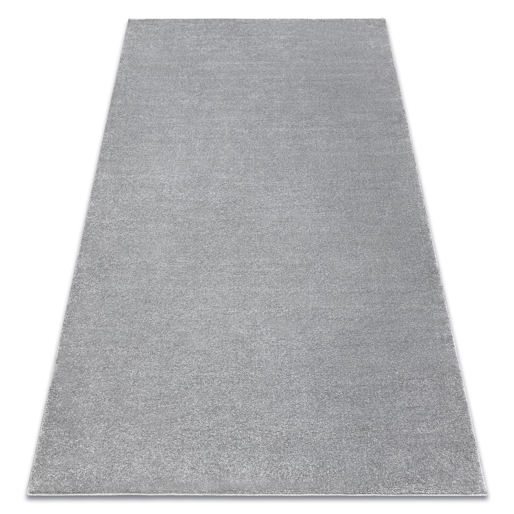 Alfombra SOFTY llanura color sólido gris 120x170 cm | Leroy Merlin