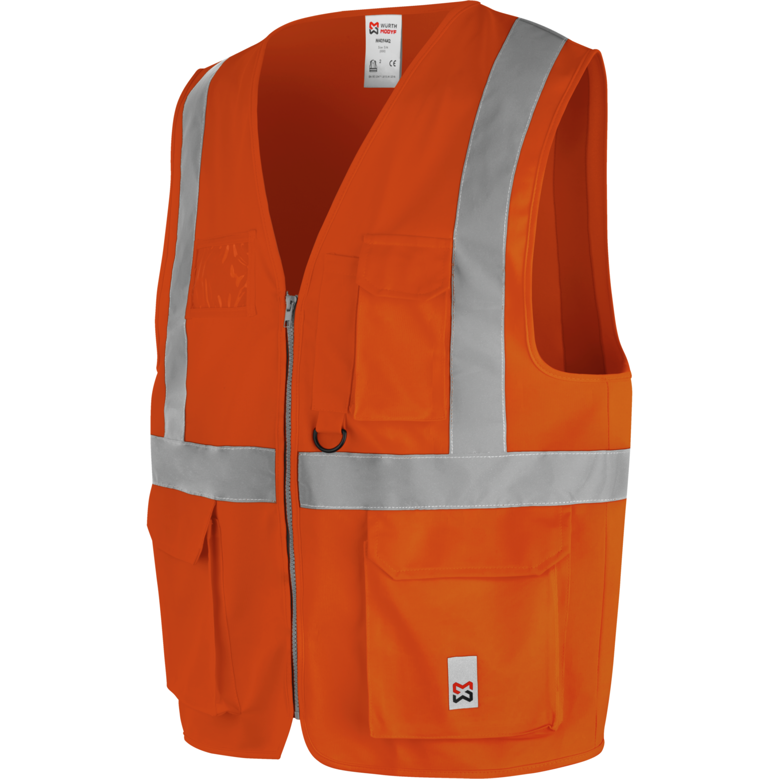 Gilet haute-visibilité multipoches LUMEN orange Würth MODYF | Leroy Merlin