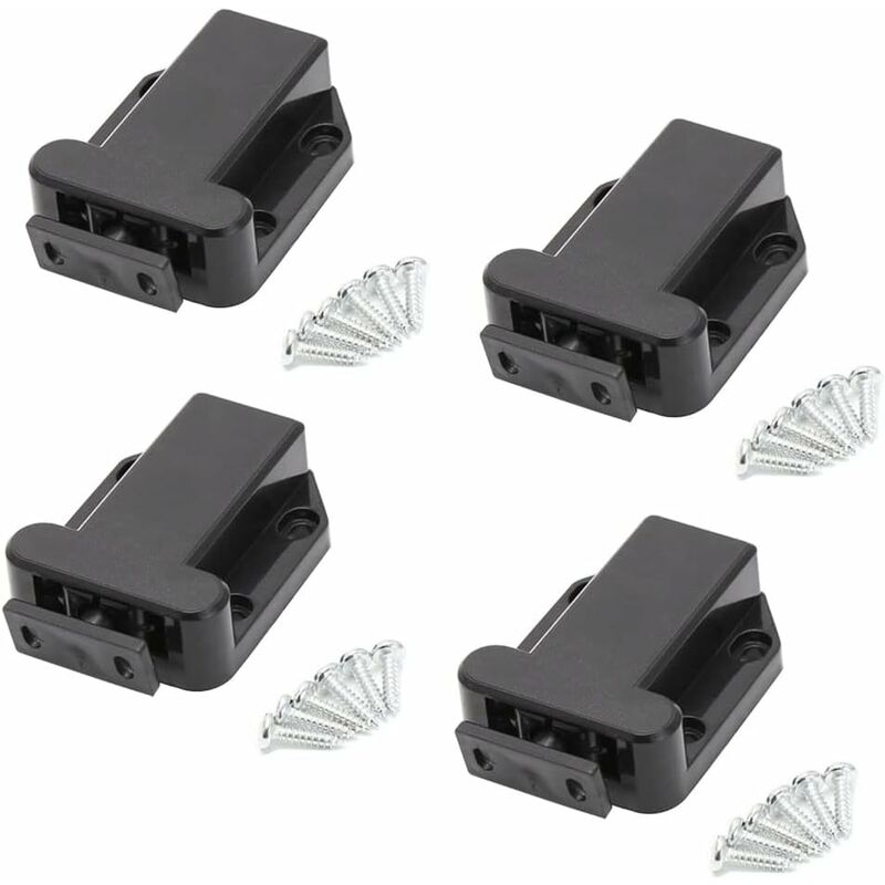 Loquets à Libération Tactile pour Placard 4 Pièces Fermeture Porte ...