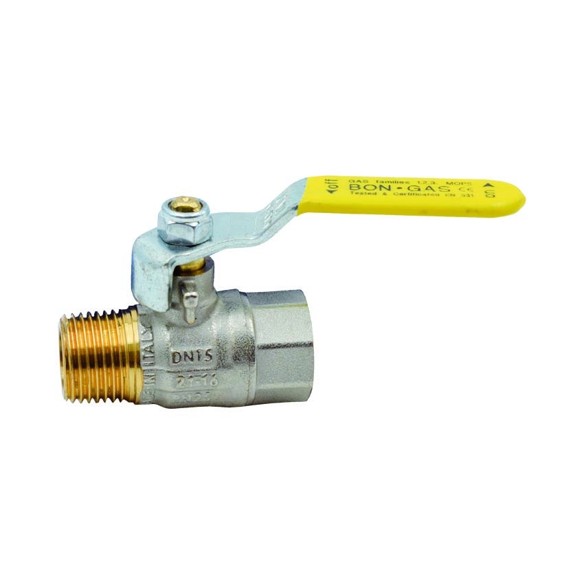 Robinet à boisseau sphérique pour gaz à passage intégral 1 "mf d25 ...