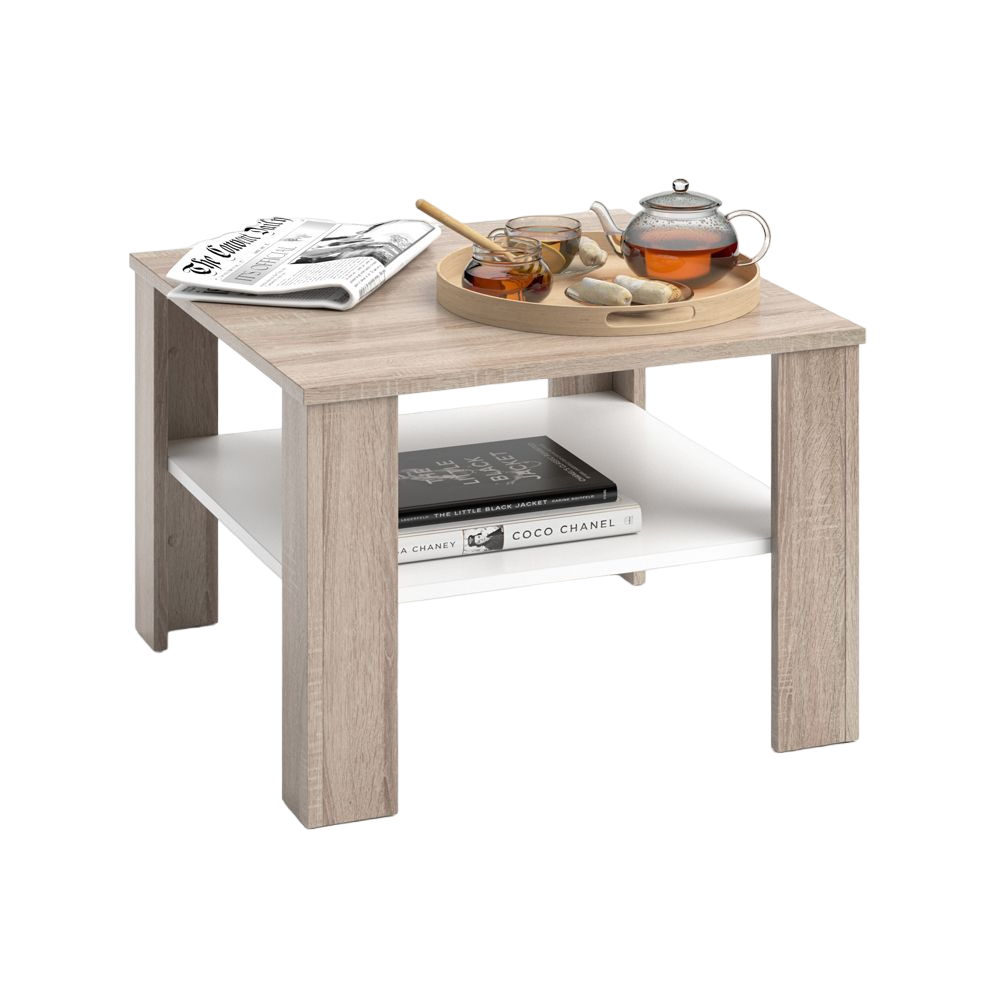 Table basse en bois élégance moderne design contemporain BAHAMAS | Leroy Merlin