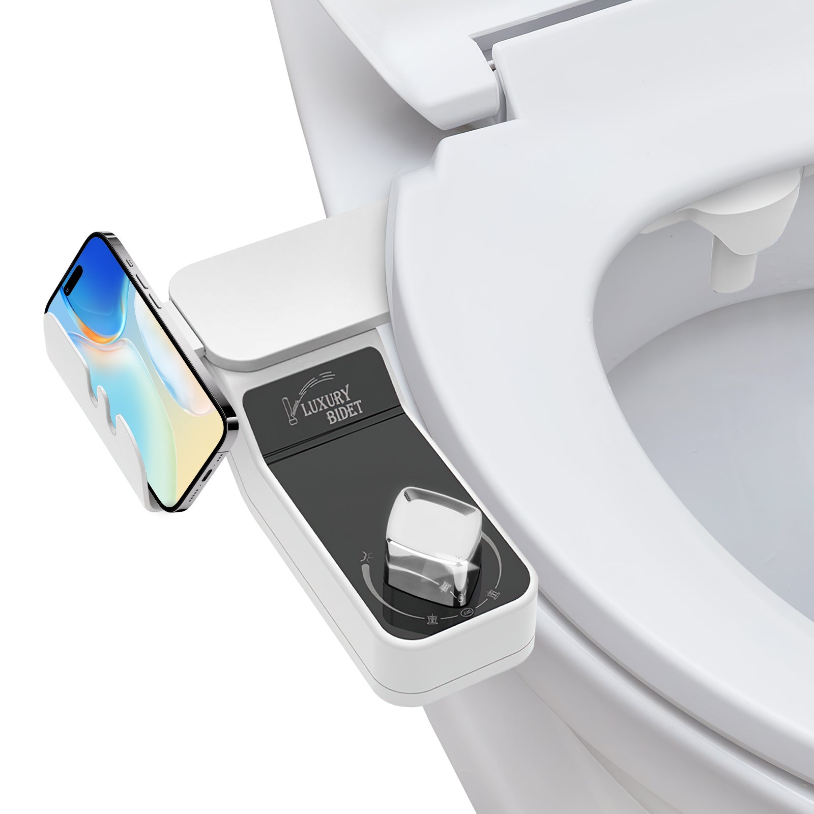 LOVHAUS Insert de Bidet pour Toilettes Non Électrique Rehausseurs de ...