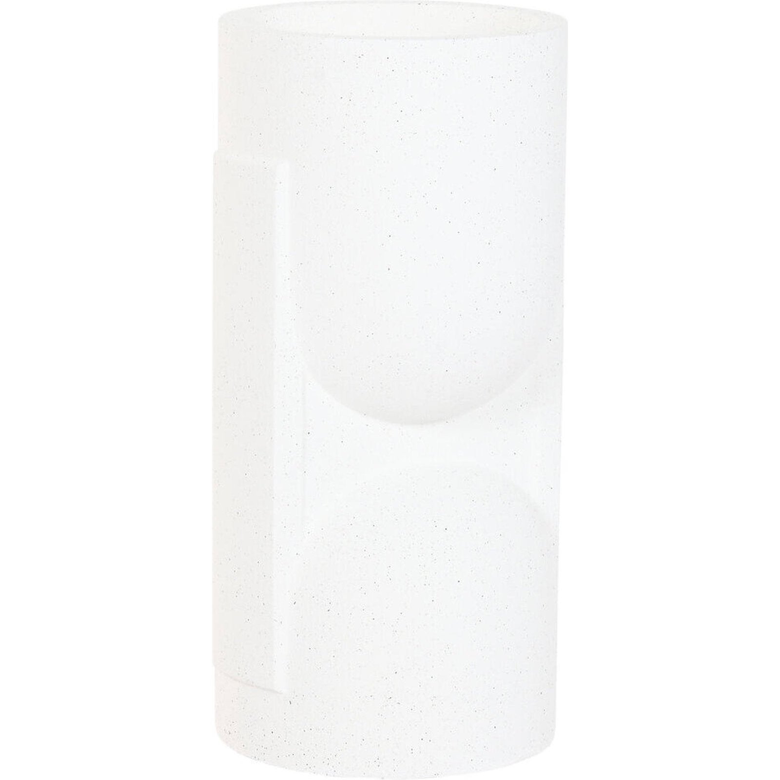 Support pour plante en magnesia blanc cassé style urbain 36 x 36 x 70 ...