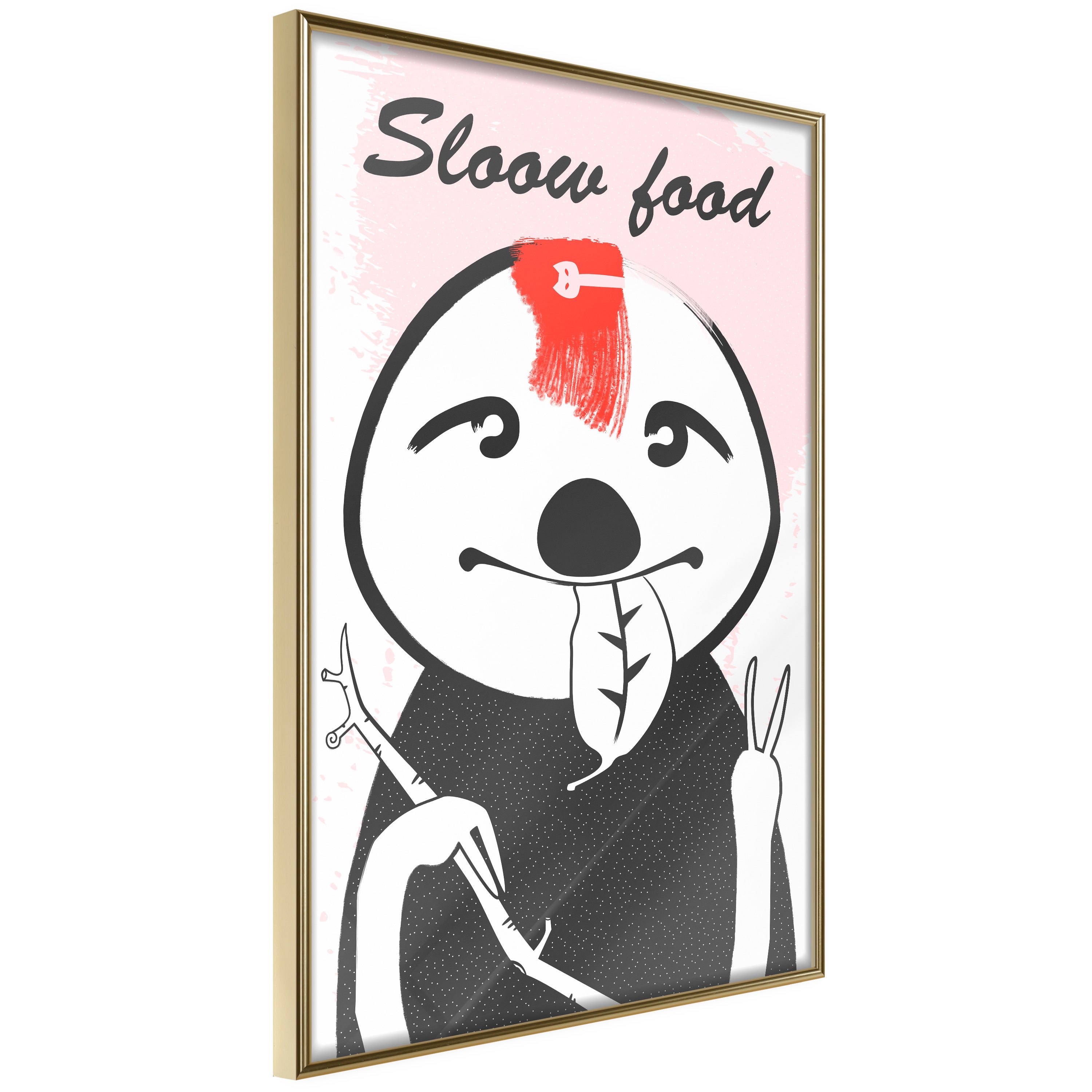 Poster et affiche - Sloth's Favourite Food 20x30 cm | Leroy Merlin