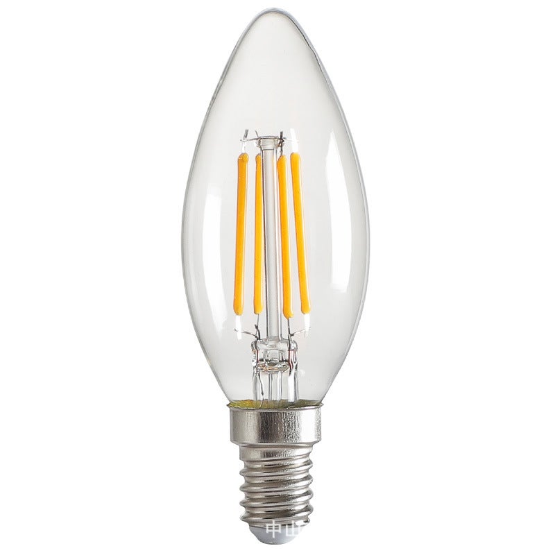 E14 Tip Bulb Warm Light Retro LED Bulb 4w×6pcs | Leroy Merlin