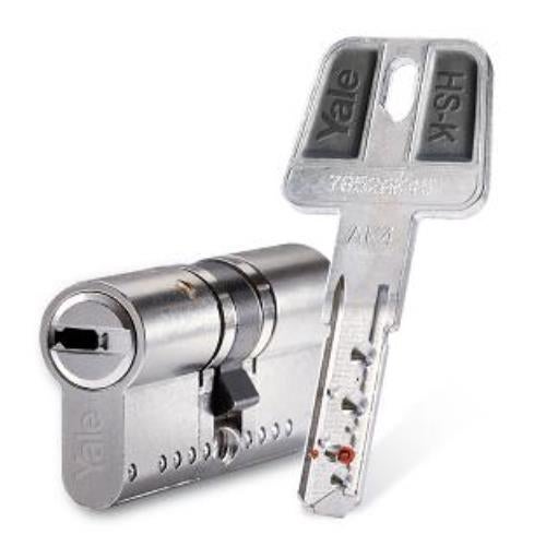 Cilindro hsk yale perfil euro doble de 30x30, leva r15, acabado latón ...