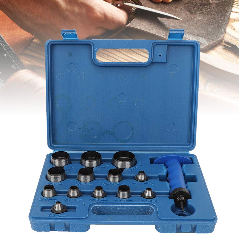 Lot de 14 poinçons creux pour bricolage, outil de poinçonnage de ...